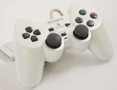 PS2 PEARL WHITE DUALSHOCK2 Analog Controller SCPH10010 Playstation ...
