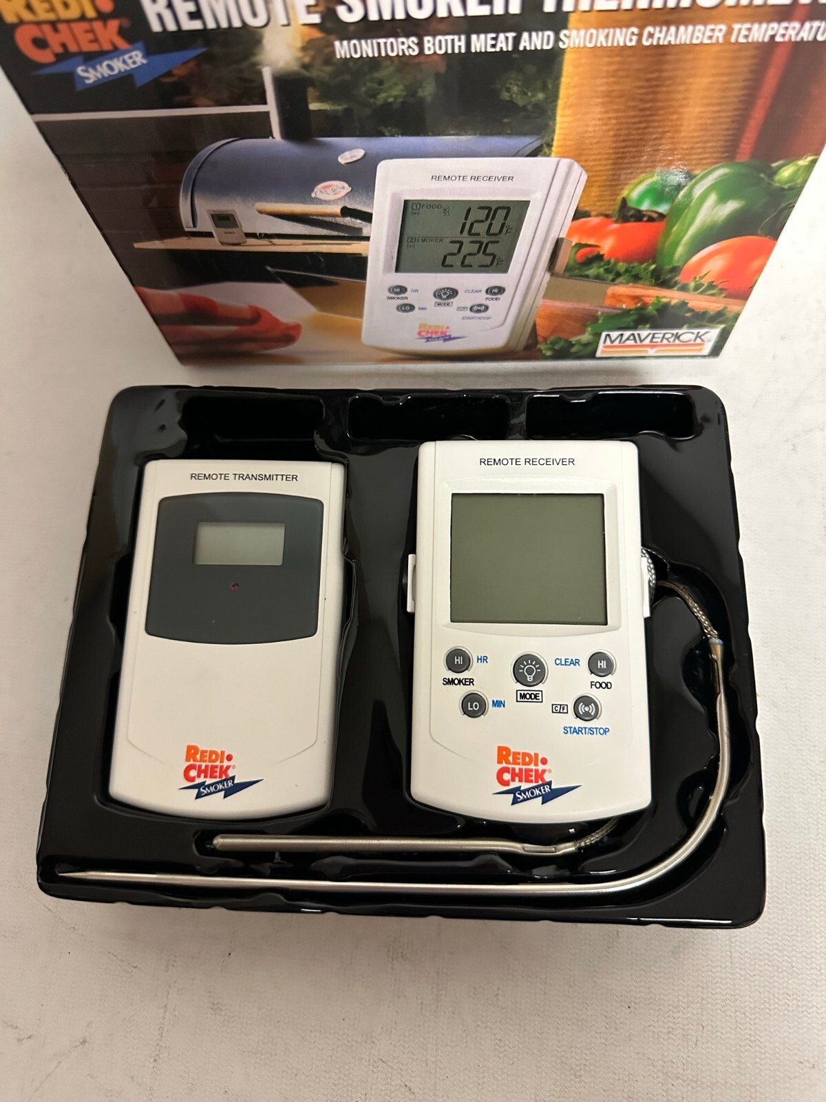 Maverick ET-73 - M Remote Smoker Thermometer - White | eBay