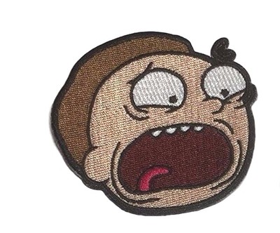 Rick and Morty Animated TV Series Morty Screaming Embroidered Patch | eBay