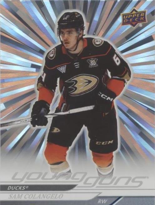 2024-25 Upper Deck Series 1 - Young Guns Sam Colangelo #240 Outburst ...