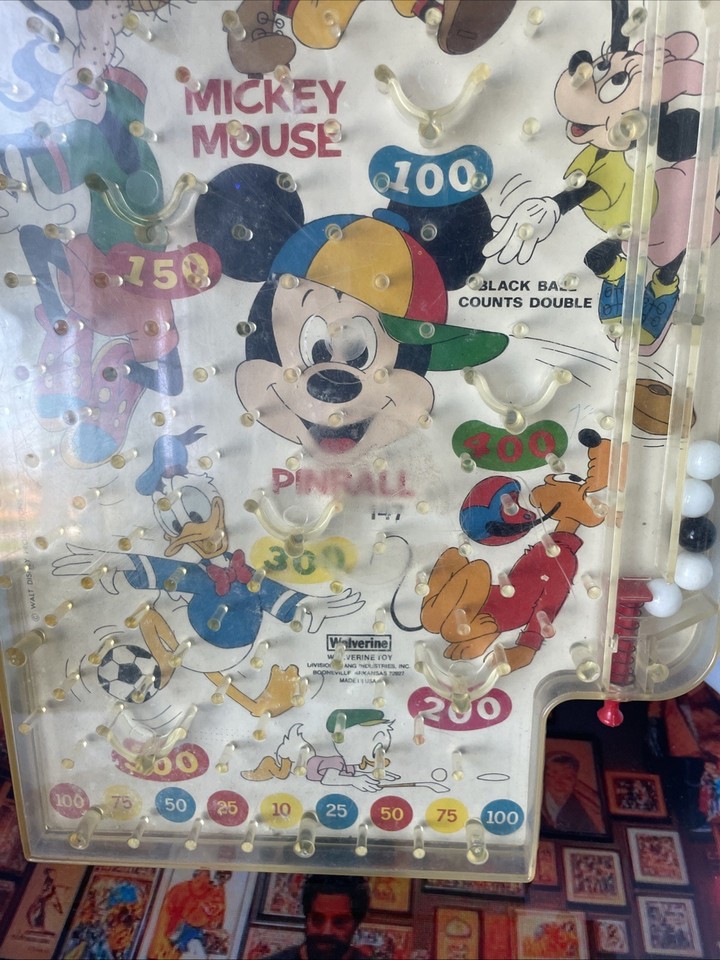 1960s Vintage Wolverine Mickey Mouse Pinball game | eBay