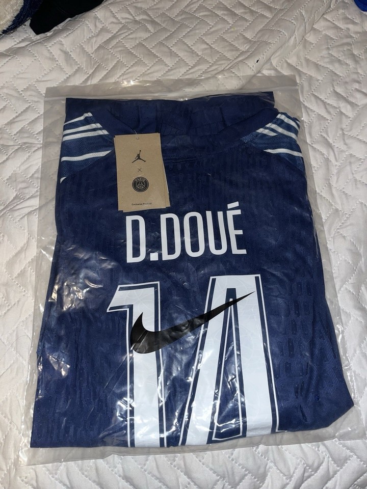 D.DOUE #14 PSG 24/25 Fourth Jersey 'Wings' Player Edition Size XL (Slim ...