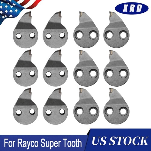 3144T*6pcs & 3144C*6pcs Pack of 12 Stump Grinder Teeth For Rayco Super ...