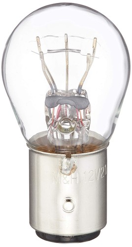 M&H Matsushima Light Bulb 12V21/5W Vibration Resistant Clear S25 Bay15D ...