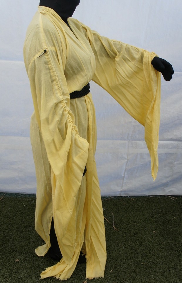 Medieval Occult Sheer Ritual Robe Halloween Witch Larp pagan Martial ...