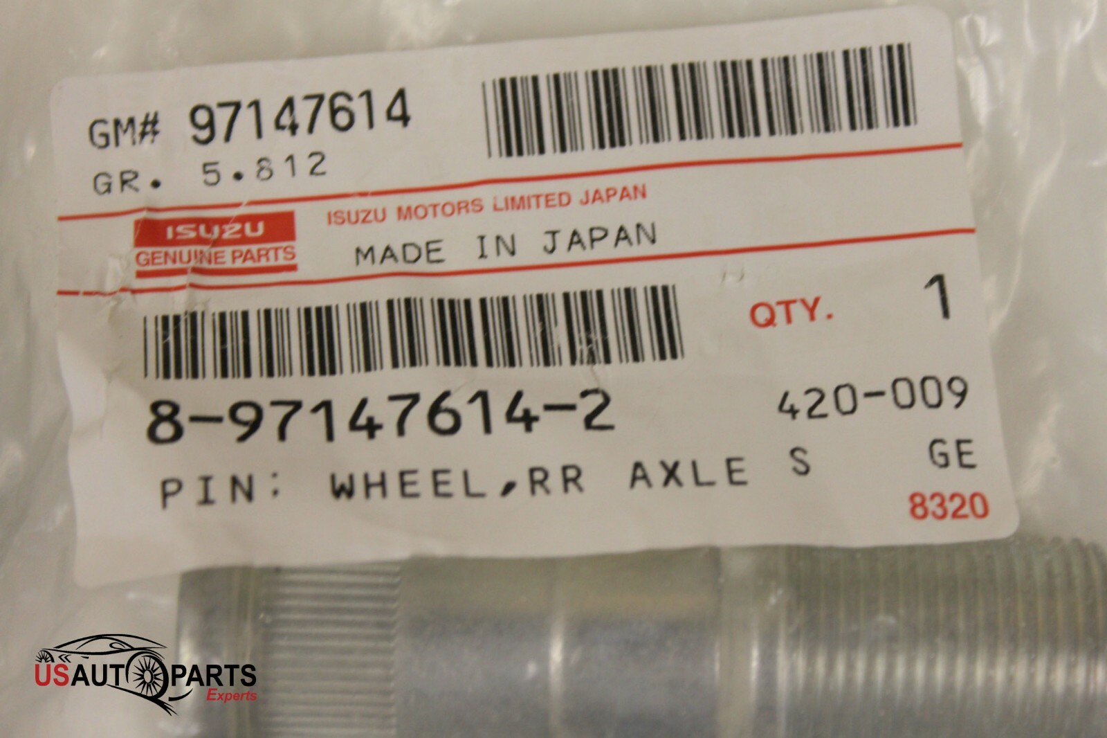 QTY 3, 8-97147-614-2 Pin Wheel,Rr Axle (L) For ISUZU NPR NPR-HD NQR NRR ...