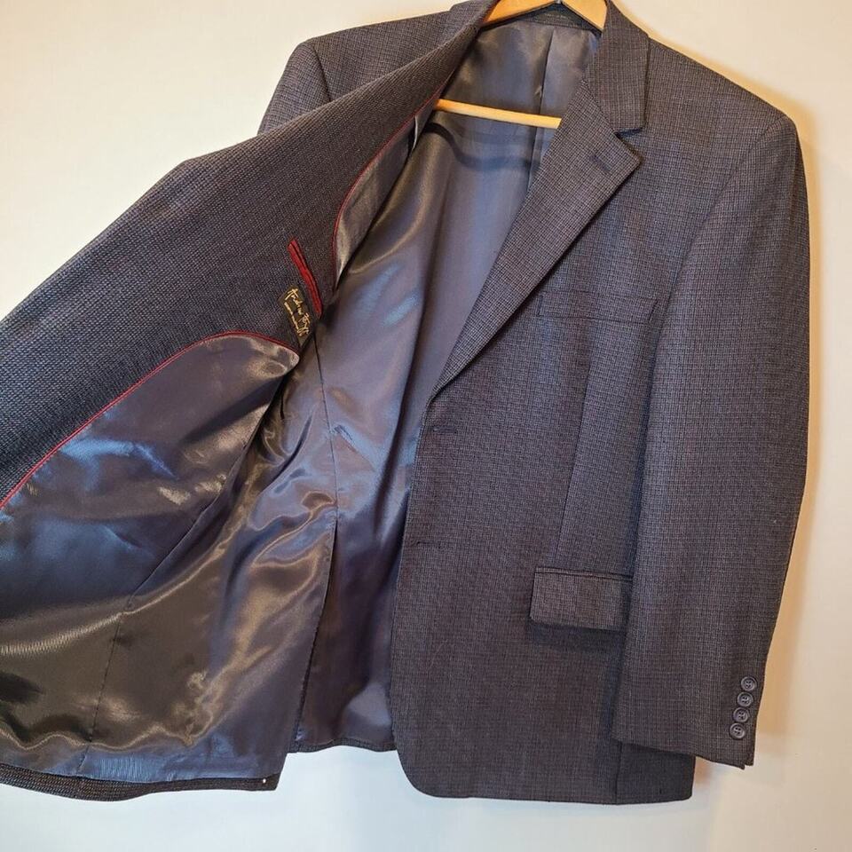 Andrew Fezza Suit Jacket Mens 42 S Signature Collection Baxter Wool ...