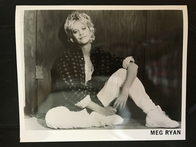 Meg Ryan original vintage agency headshot photo with credits and ...