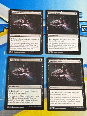 Magic the Gathering MTG Battle for Zendikar VAMPIRIC RITES x4 | eBay