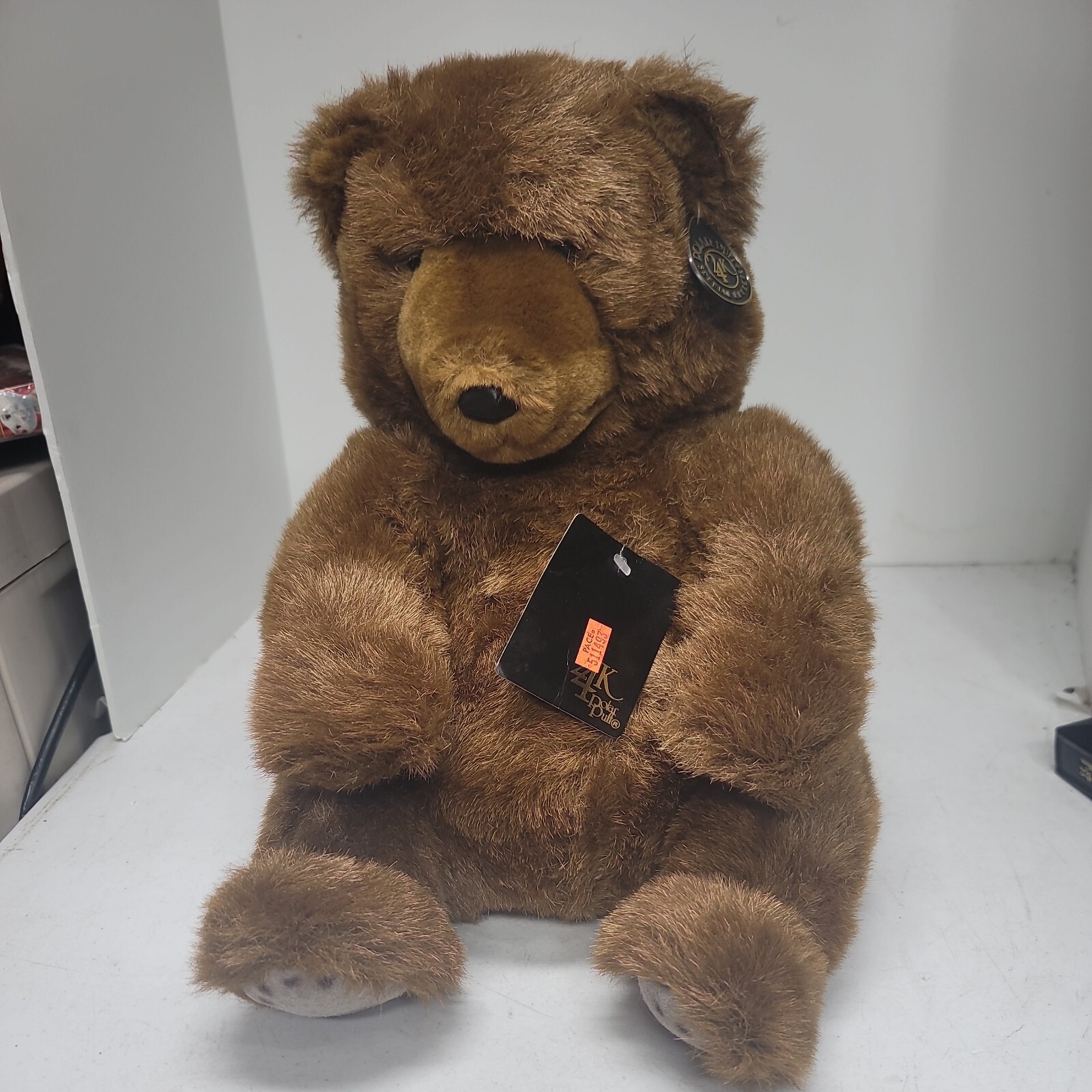 24k Polar Puff Special Effects Brown Bear Plush No. 5576 Trevor Stuffed ...