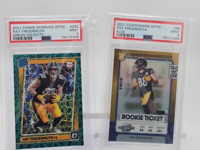 2021 Pat Freiermuth Contenders Optic Rootie Ticket #/99 & Green ...