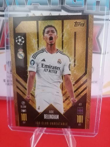 100 Club Unbeatable Jude Bellingham - Card Value
