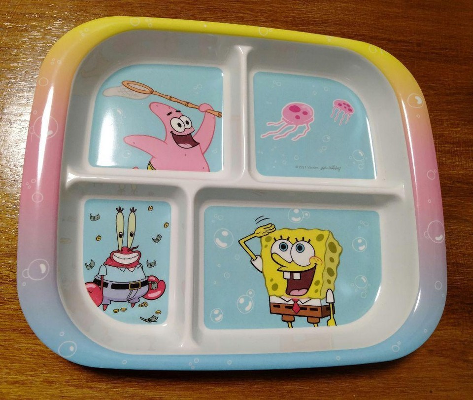 Spongebob Plate Lunch Kids Baby Children'S | eBay