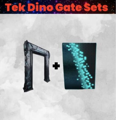 Ark Survival Ascended PVE ASA XBOX/PS5/PC Tek Dino Gate Sets | eBay