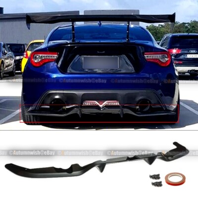 For 13-21 Toyota 86 FRS Subaru BRZ Kouki Style Rear Bumper Lip Diffuser ...