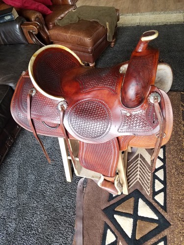 Ranch, Cutting Saddle, Beautiful, Tooled, Quality Leather, 16 ...