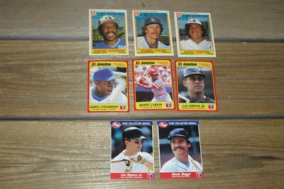 1984 Ralston Purina 1991 Jimmy Dean 1992 Post HOF Singles (8 cards) Ex+ ...
