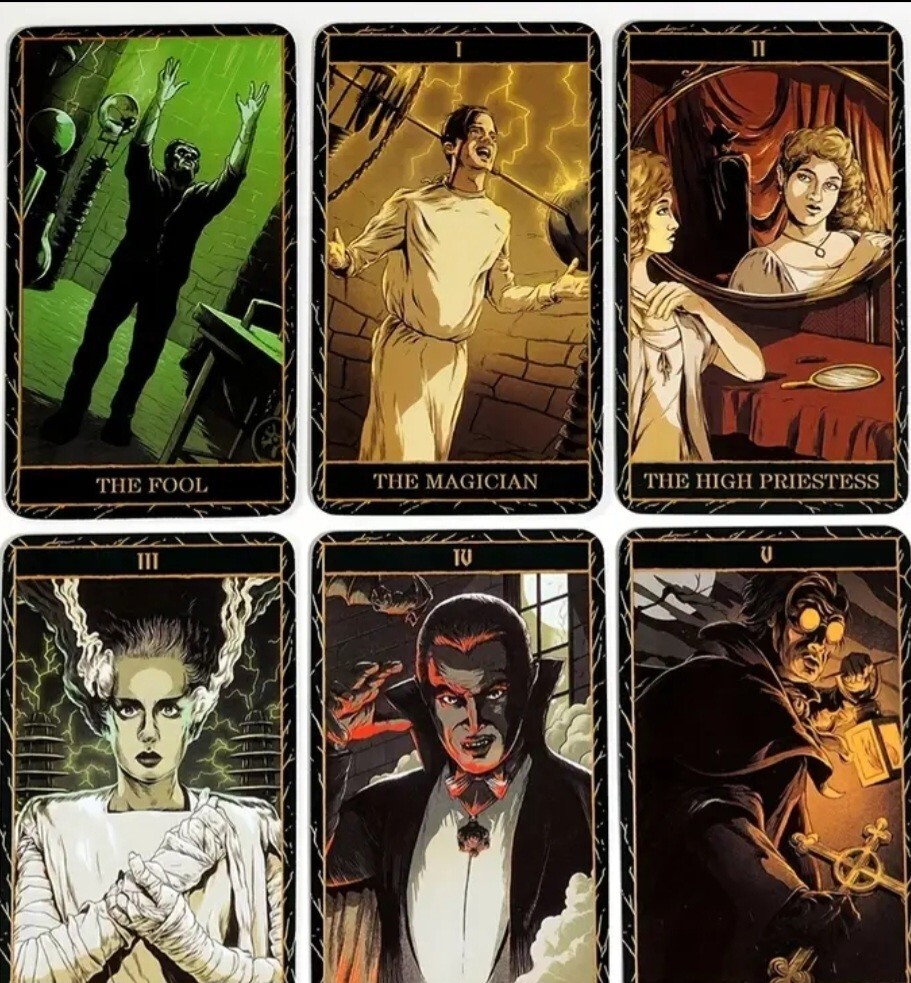 Universal Monsters Tarot Deck and Guidebook - St. Simons Island.com