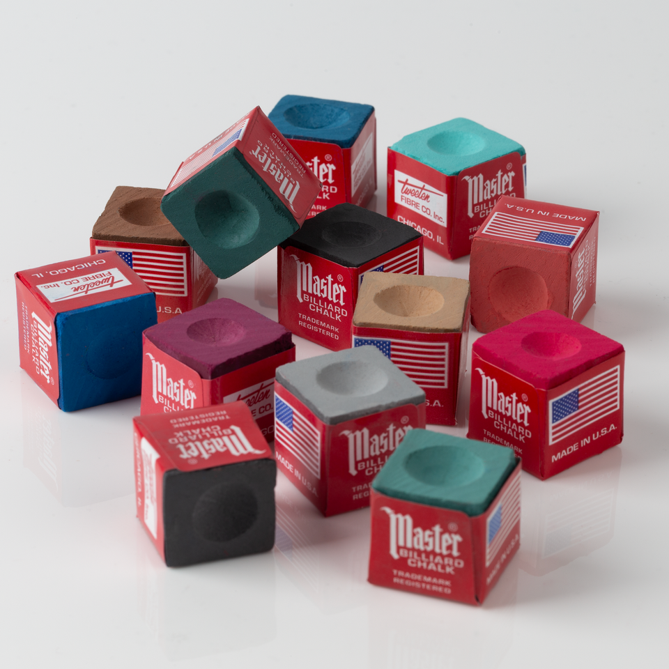 Master CHM12 Pool Cue Chalk Box of 12 | eBay