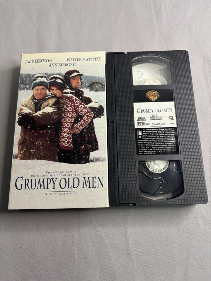 Warner Home Video Grumpy Old Men VHS 1993 Lemmon Matthau Ann-Margret ...