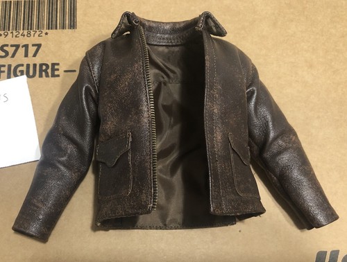 Hot Toys MMS717 MMS716 Indiana Jones Dial of Destiny LEATHER JACKET 1/6 ...