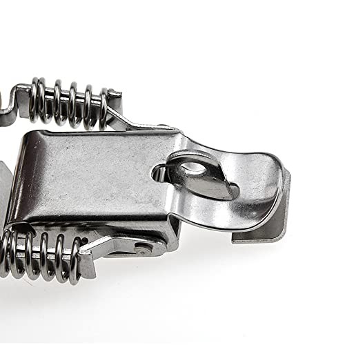 Heavy Duty Stainless Steel 304 Spring hasp Toolbox Toggle latches Lock ...