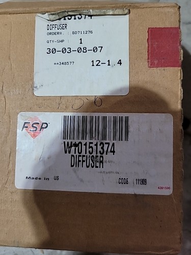 Whirlpool Refrigerator Air Diffuser Assembly W10151374 Brand New!!! | eBay