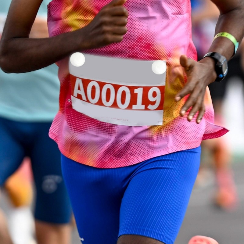 Reusable Race Bib Magnets Pin Number Holders for Runners Athletes | eBay UK