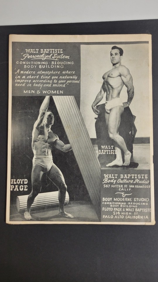 Body Moderne Magazine May-June 1947 Walt Baptiste Floyd Page Pudgy ...