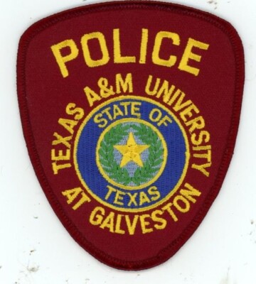TEXAS TX A AND M UNIVERSITY POLICE GALVESTON NICE SHOULDER PATCH ...