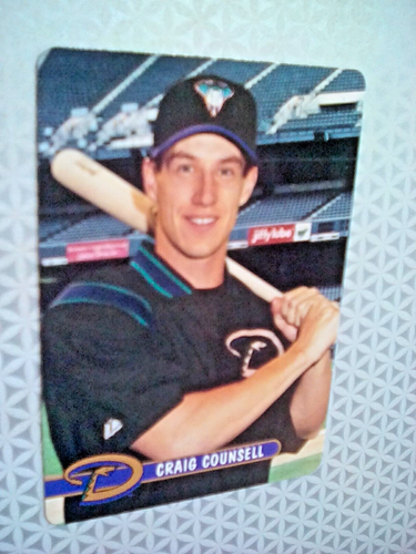 CRAIG COUNSELL 2001 Keebler Arizona Diamondbacks #14 Promo WORLD SERIES ...