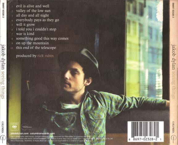 Jakob Dylan - Seeing Things (CD, Album, Dig) (Near Mint (NM or M ...