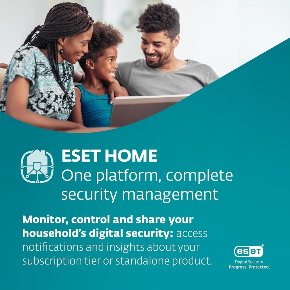 ESET Home Security Essential (Nod32) 2026 3 Device 1 Year 5 Min by ...