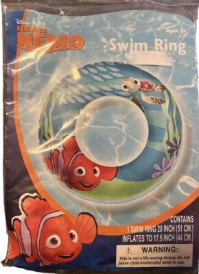 Disney/Pixar | Finding Nemo | 20” Swim Ring Floaty For Pool/Beach ...