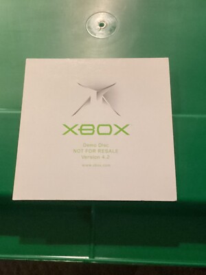 Microsoft Original XBOX Demo Disc Version 4.2 No Rating on Sleeve Brand ...