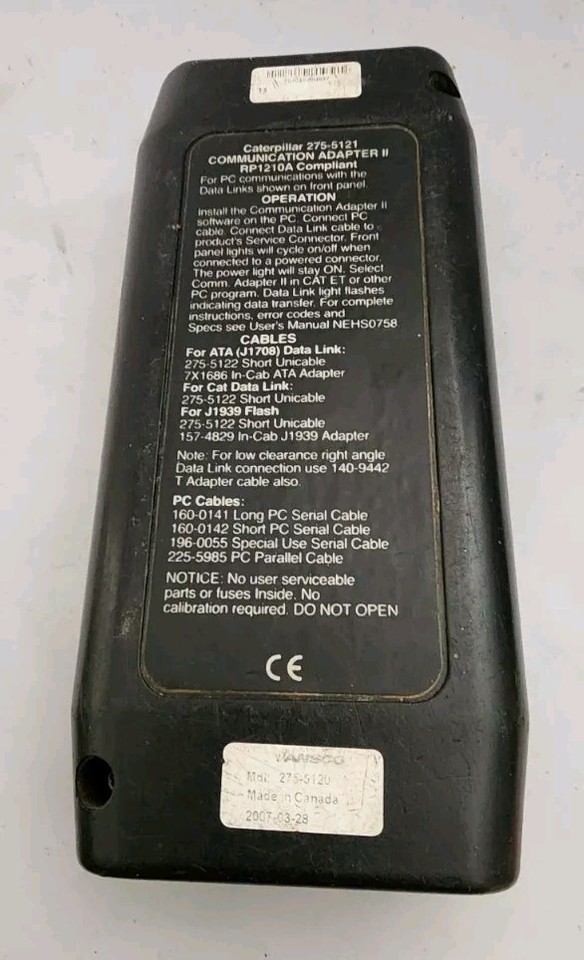 Caterpillar CAT 275-5121 Communication Adapter II | eBay