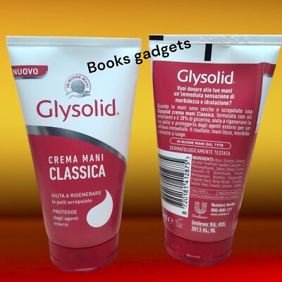 6 pezzi Glysolid Crema mani Classica Rigenera le pelli Screpolate 75ml ...