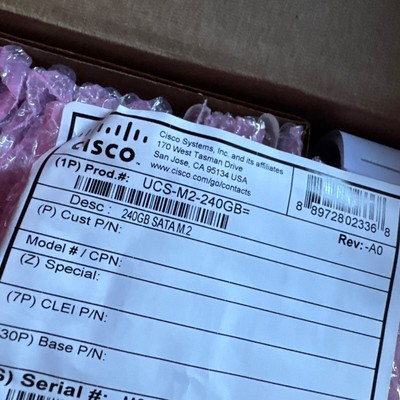 NEW CISCO UCS-M2-240GB 240GB SSD SATA B200 M5 z5 | eBay