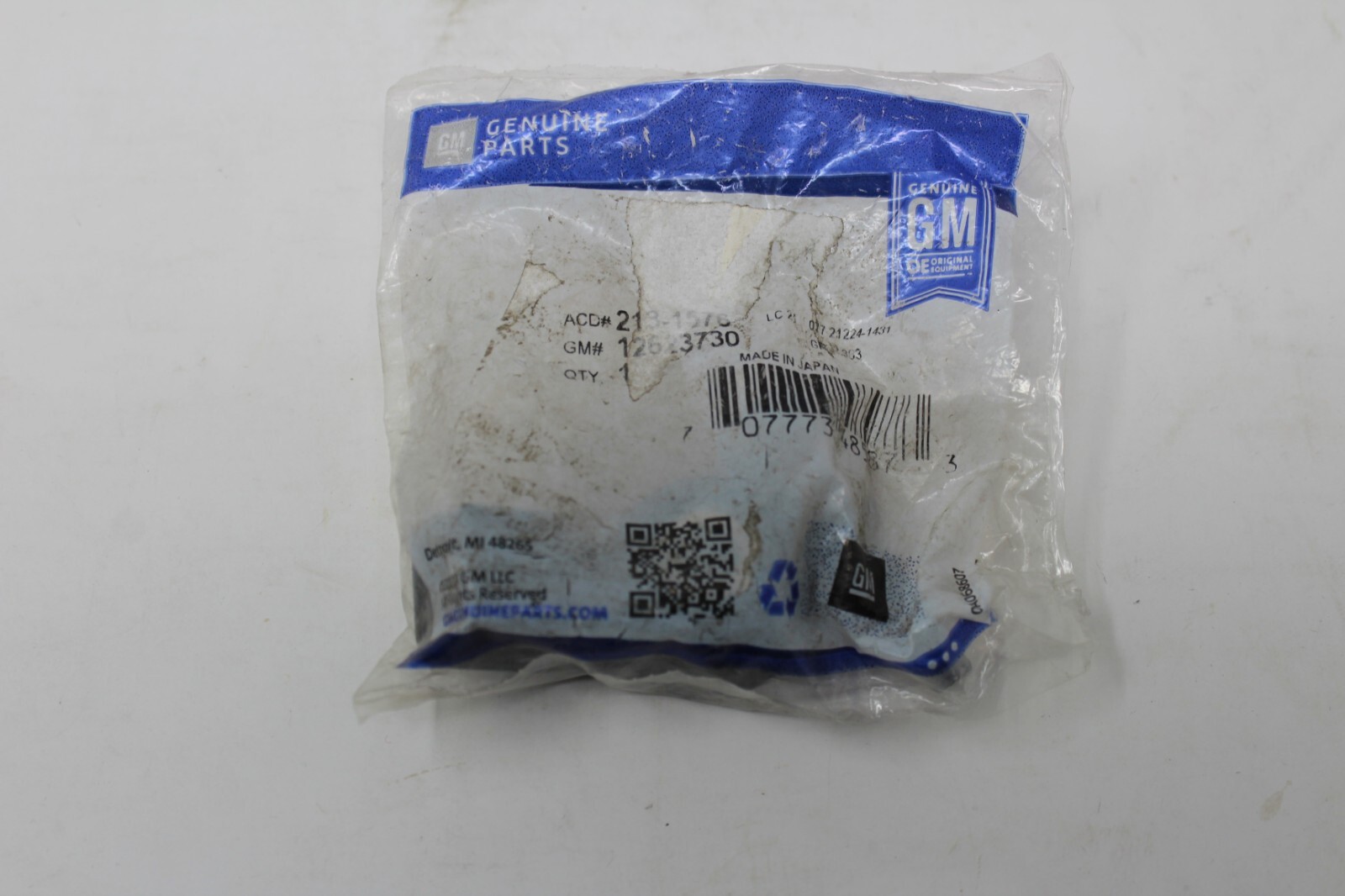 GM Original Equipment 213-1576 Knock (Detonation) Sensor 12623730 | eBay