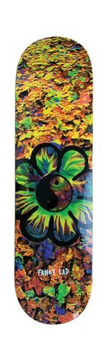 Fancy Lad Skateboards Yin Yang Flower Leaves Skateboard Deck - 8.75" x ...