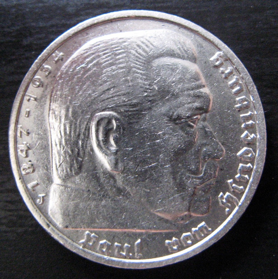 GERMANY, THIRD REICH - 5 MARK 1935 J UNC KM# 86 | eBay