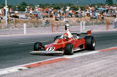 Niki Lauda Ferrari 312T French GP at Circuit Paul Ricard July 06 1- Old ...