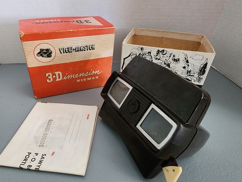 Sawyer's VIEW-MASTER View Finder VIEWER Brown Portland OR Original Box ...