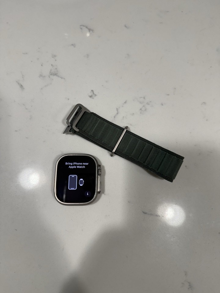 Apple Watch Ultra 49MM Titanium (GPS + Cellular) A2622- O2 Sen - Green ...