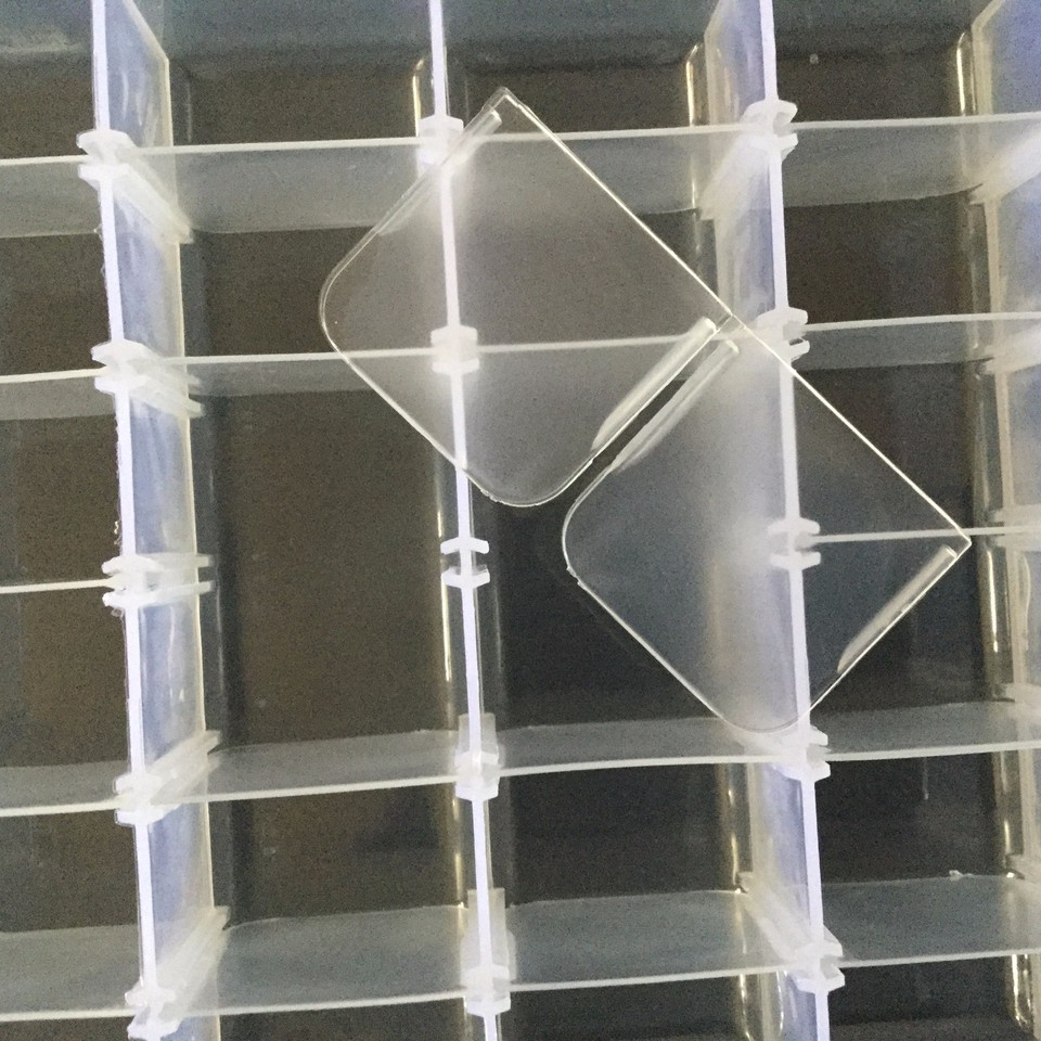 3 pcs Adjustable Plastic Box 36 Compartment Organizer Storage Container ...