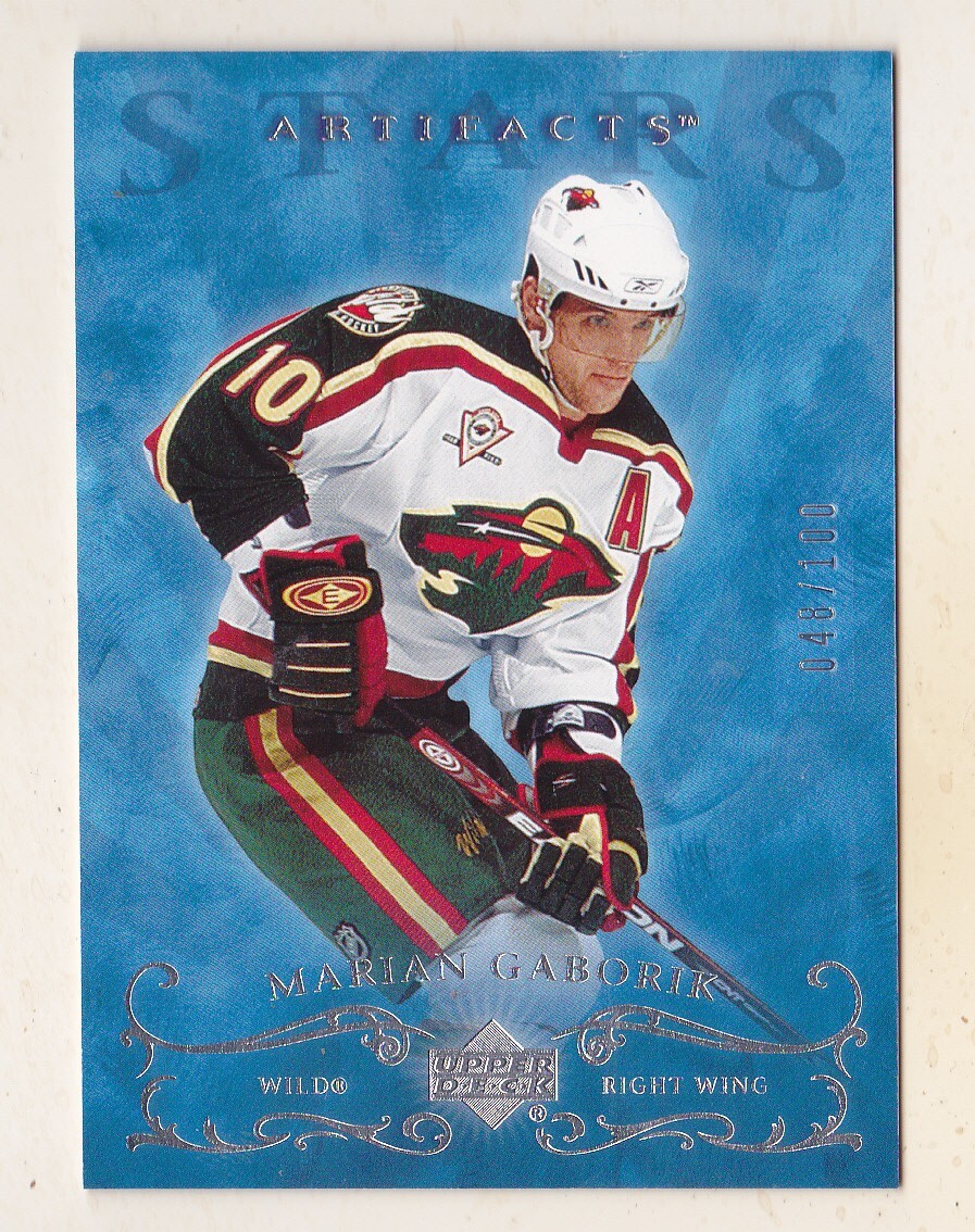 06-07 Artifacts Marian Gaborik /100 SILVER Stars Minnesota Wild 2006 | eBay