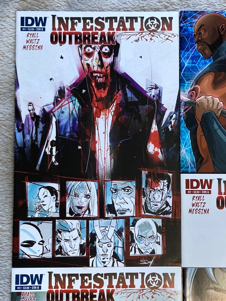Brand New IDW Comics Infestation Outbreak FULL SET #1,2,3,4 Adult 2011 Horror | eBay