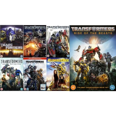 TRANSFORMERS 7 MOVIE FILM DVD COLLECTION PART 1 2 3 4 5 6 7 Brand New ...
