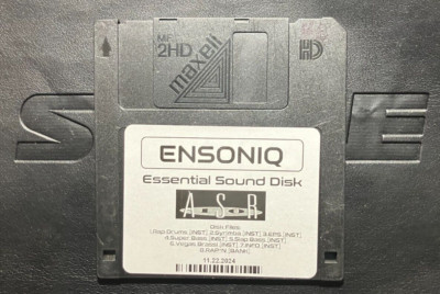 Ensoniq ASR-10 Essential Sound Disk - Rap Drums / Super Bass / Vegas ...