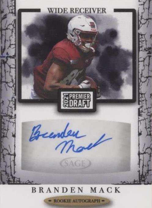 2021 Sage Premier Draft - Autographs Branden Mack #A53 (AU, RC) for ...